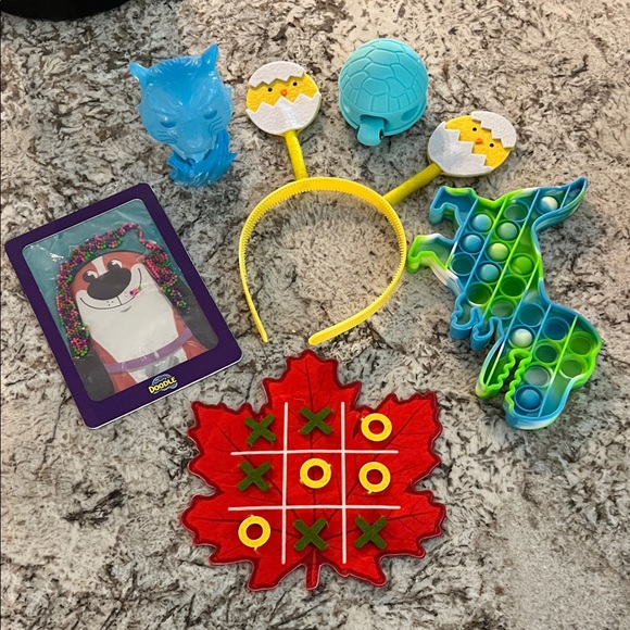 Toys | Colorful Kids Sensory Bundle With Pop Fidget And Tic Tac Toe ...